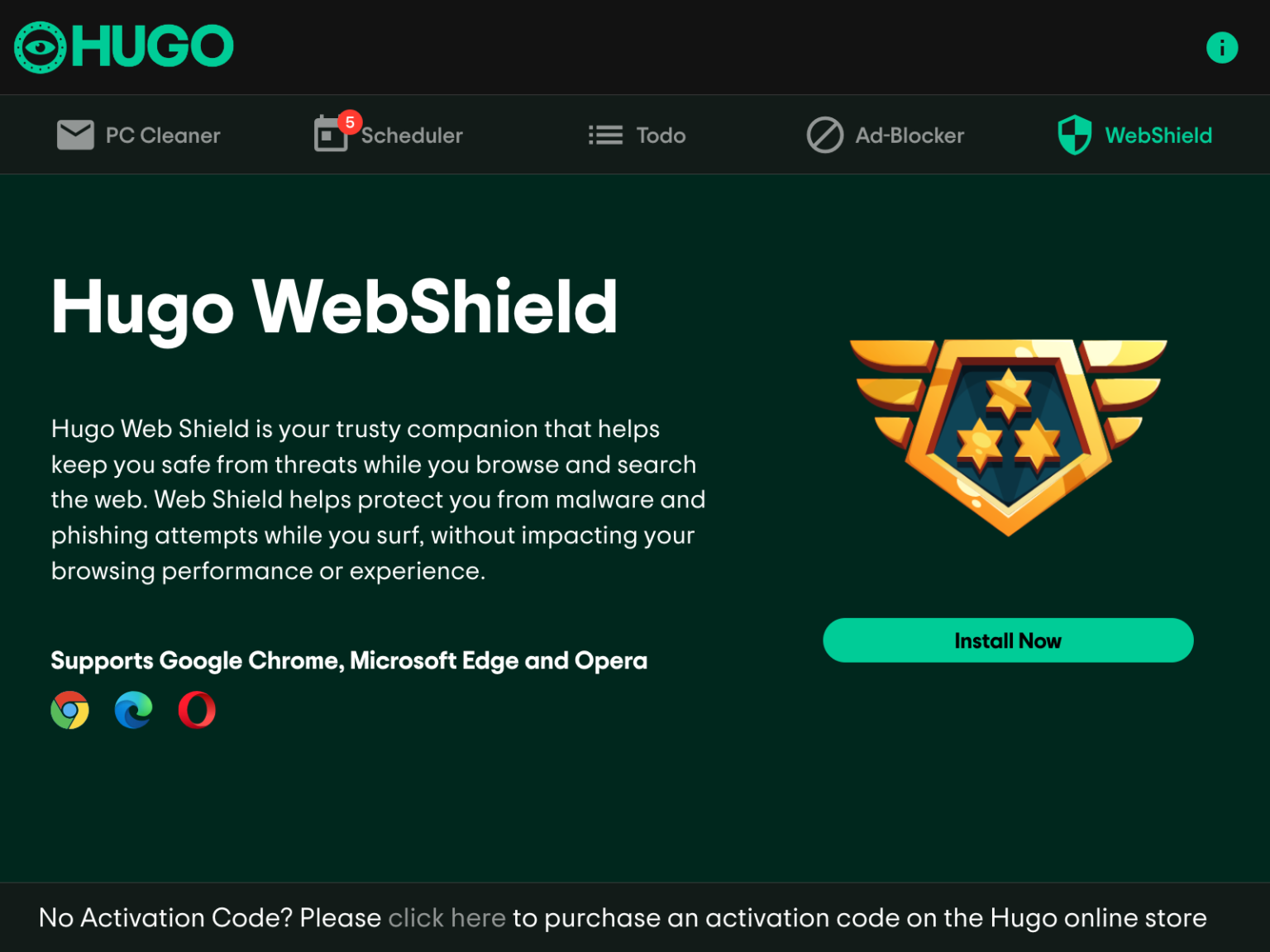 HUGO WebShield - Hugo PC